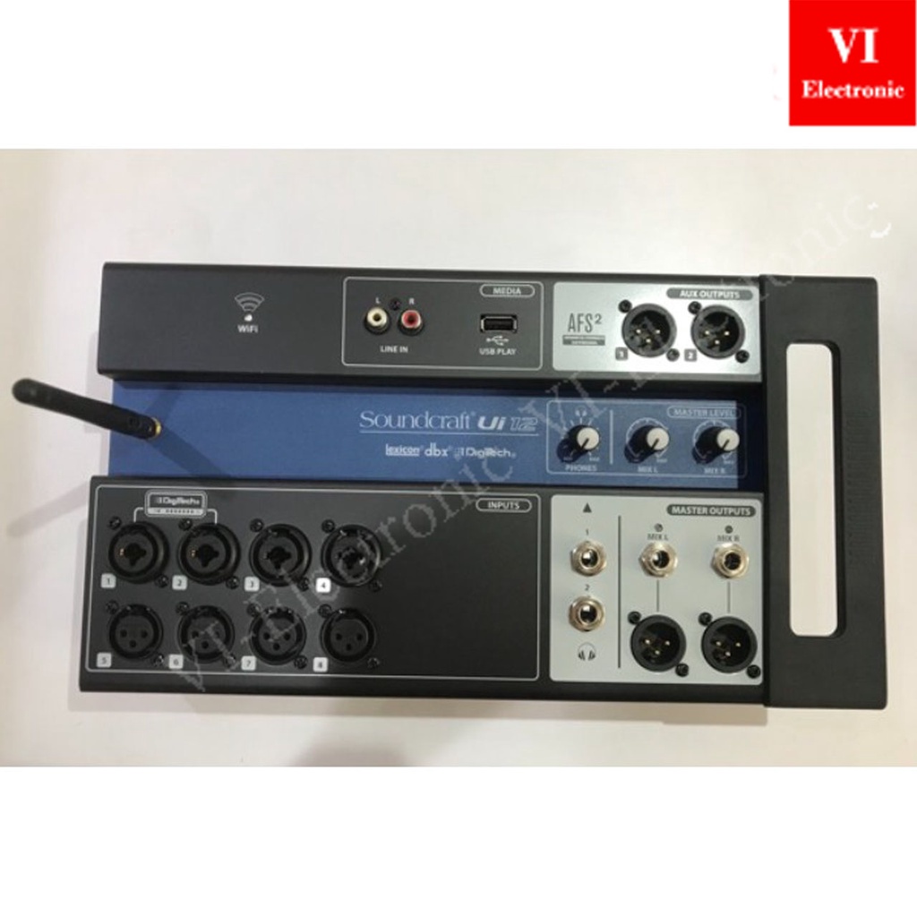 มิกเซอร์ดิจิตอลมิกเซอร์Soundcraft Ui12 มีช่องสัญญาณ12-Input มี ...