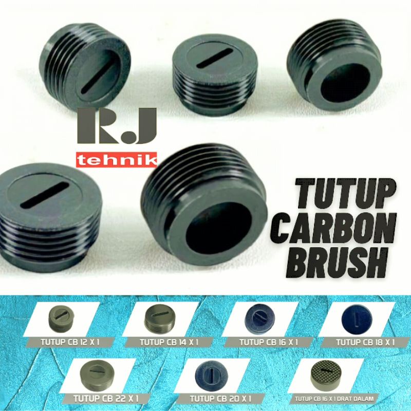 Mesin Cap CB Carbon Brush Charcoal Carbon Brush ขนาด 12mm 14mm 16mm ...