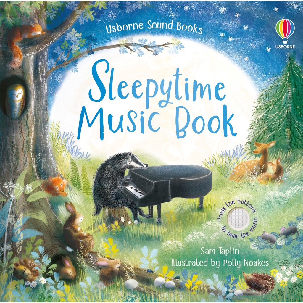 Usborne Sound Books Sleepytime Music Book หนังสือเด็ก นิทานภาพ กดมี ...