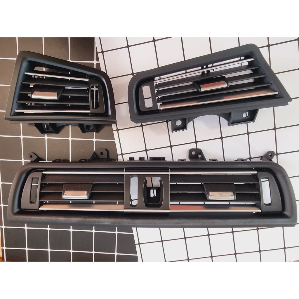ช่องแอร์ ซ้าย+กลาง+ขวา กรอบแอร์หน้า BMW F10 F11 ของใหม่ ตรงรุ่น ...