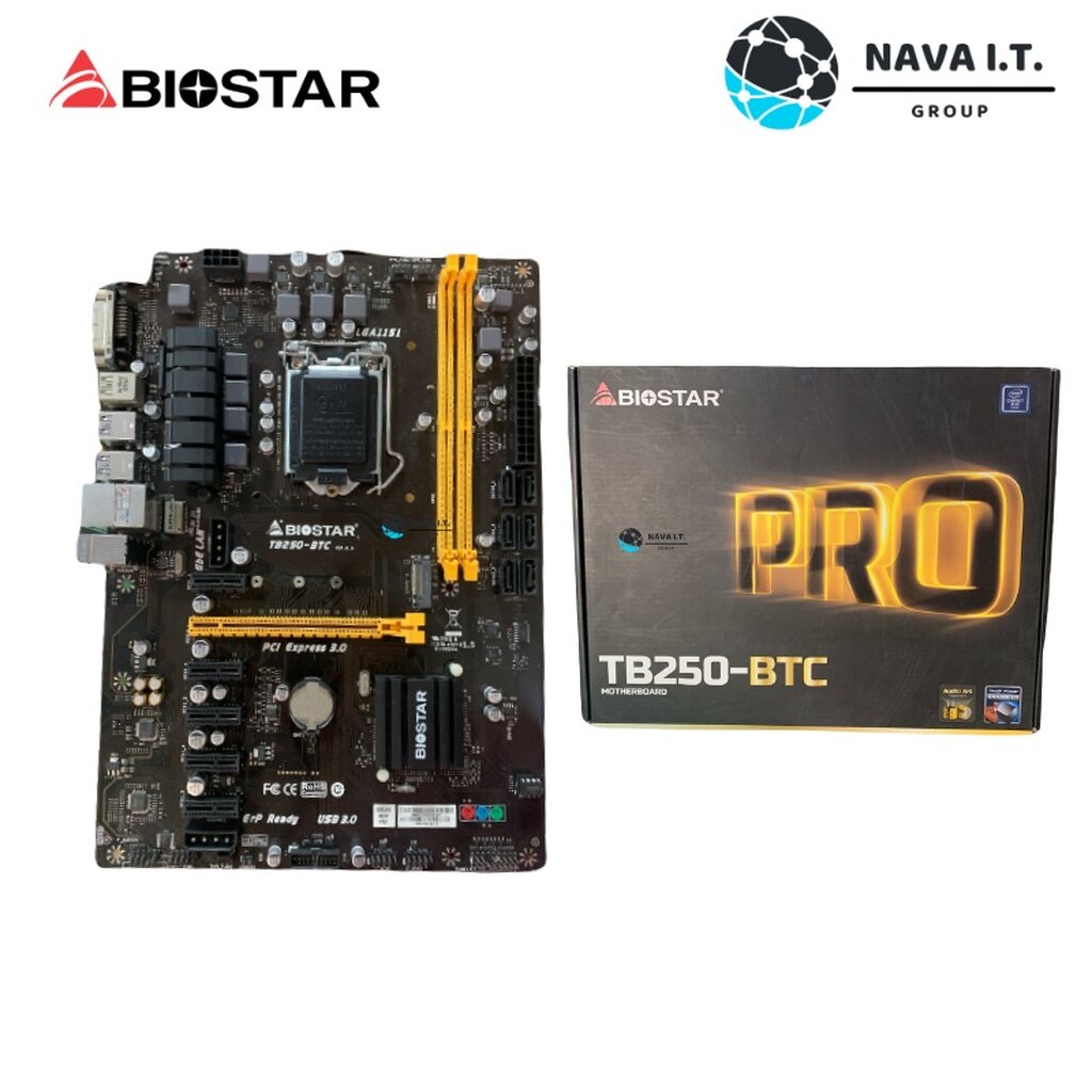 **ใช้งานไม่ได้** BIOSTAR TB250-BTC อะไหล่ MAINBOARD (เมนบอร์ด) *เปิดไม่ ...