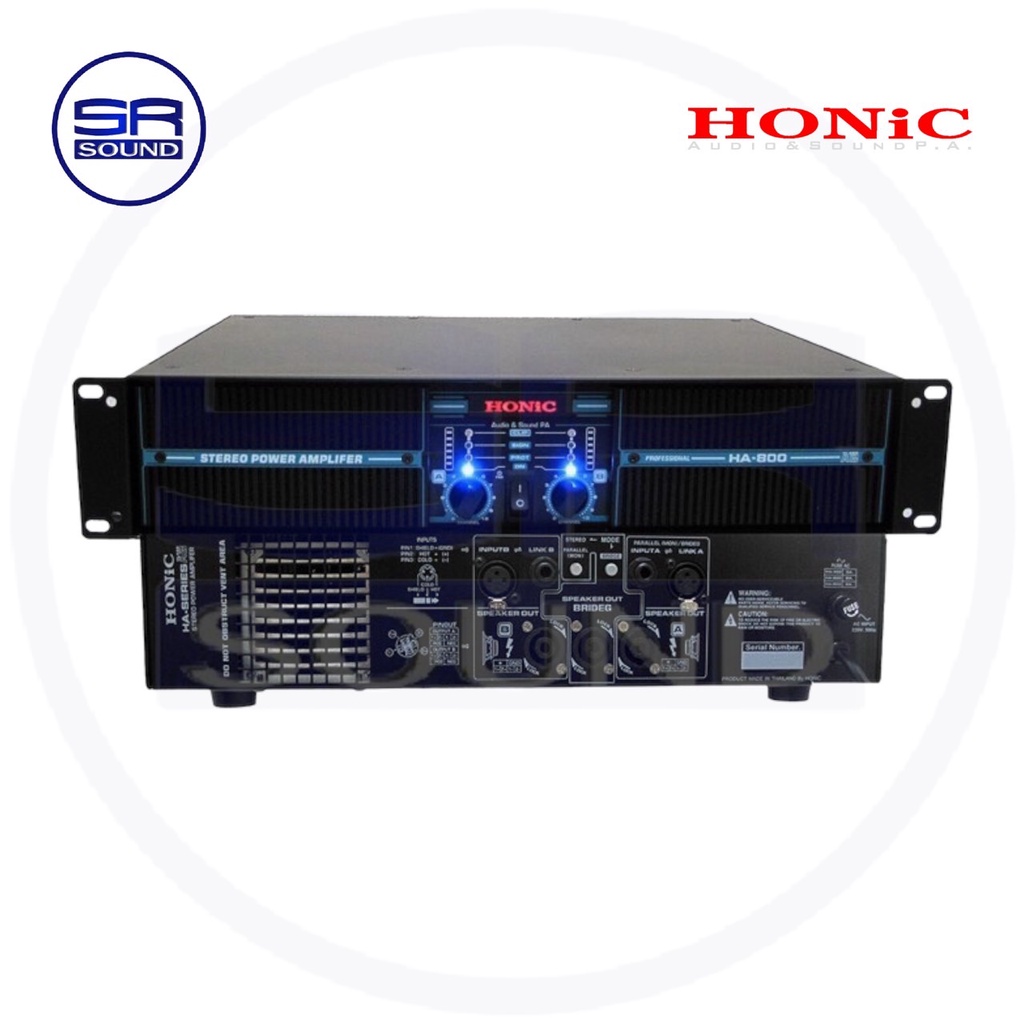 ฟรีค่าส่งHONIC HA800 เพาเวอร์แอมป์สเตอริโอ HA-800 HA 800 (สินค้าของแท้ ศูนย์ไทย /ออกใบกำกับภาษี ...