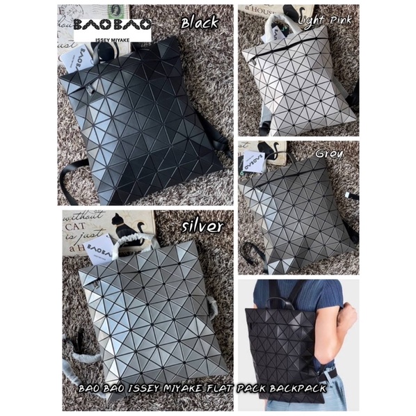 BAO BAO ISSEY MIYAKE FLAT PACK BACKPACK | Shopee Thailand