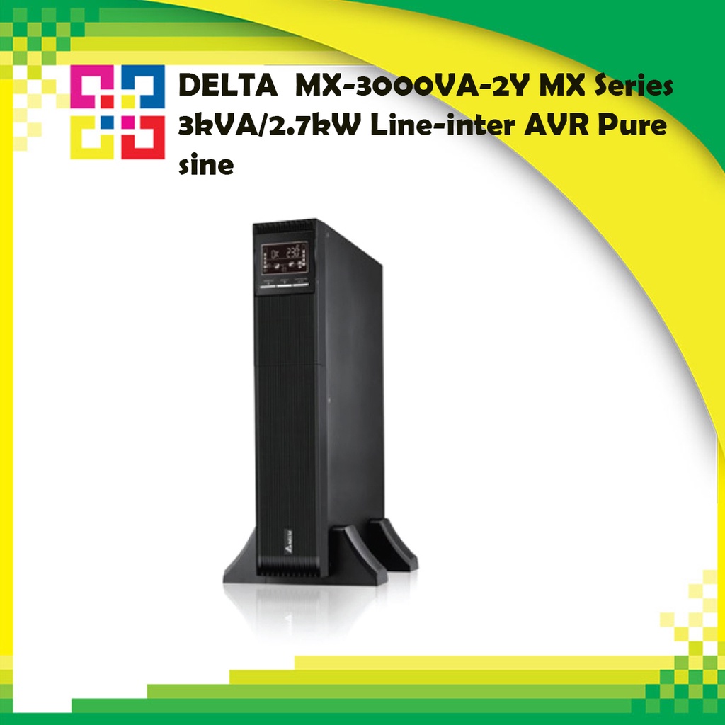 DELTA MX-3000VA-2Y MX Series 3kVA/2.7kW Line-inter AVR Pure sine ...
