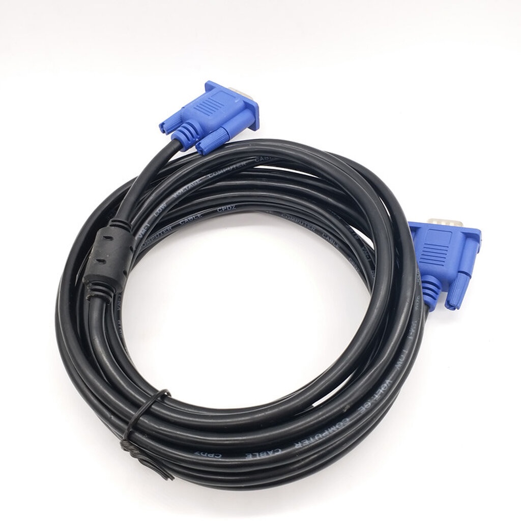 สายเคเบิล VGA สาย VGA (3+5) ตัวผู้-ตัวผู้ เชื่อมต่อคอมพิวเตอร์ และจอภาพ ความยาว 1.5-10 เมตร ...
