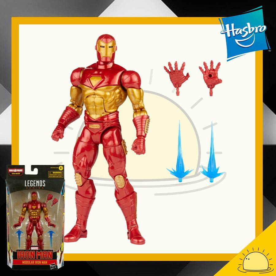 Hasbro Marvel Legends Series Modular Iron Man 6 Inch (Ursa Major BAF ...