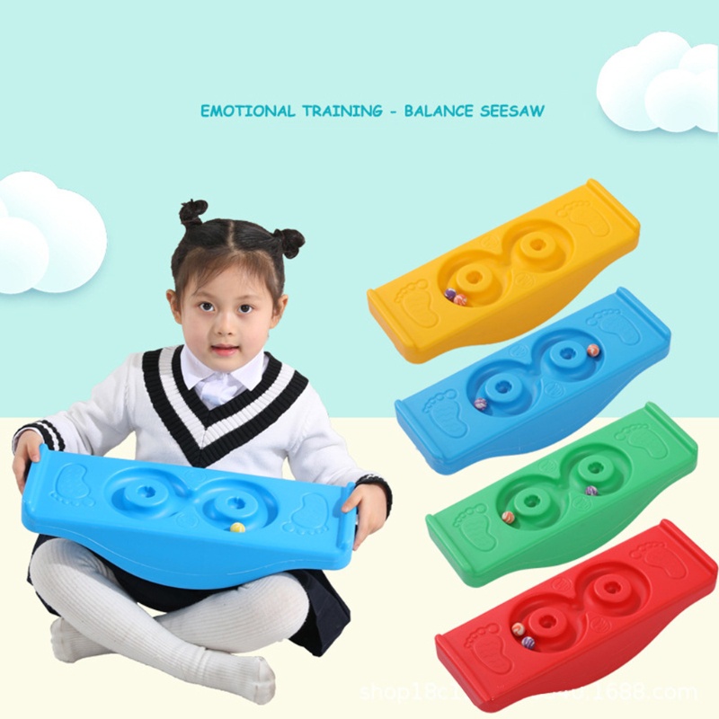 Kids Rocking Balance Seesaw Board Sensory Integration Training Indoor ...