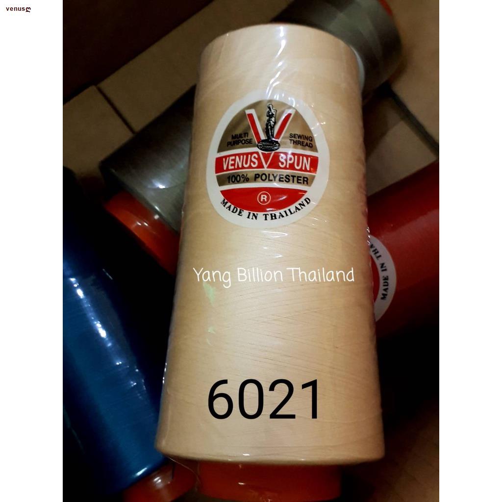 จัดส่งทันที℗ด้ายเย็บผ้าวีนัส ด้ายหลอดใหญ่ ด้ายCMPเบอร์ 60 30/2 แกนส้ม ...
