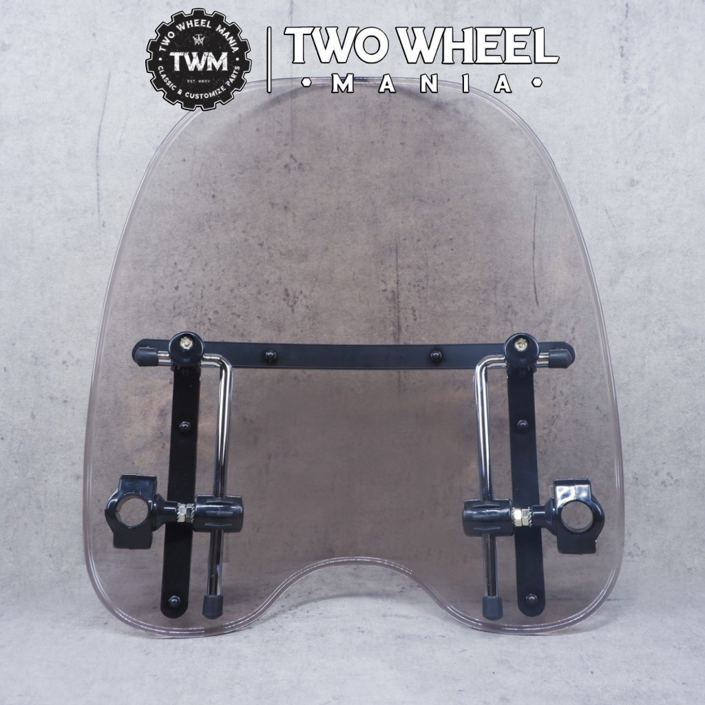 ชิลกันลม จับแฮนด์ : Windshield Handlebar Mount (1 Inch) : Harley ...