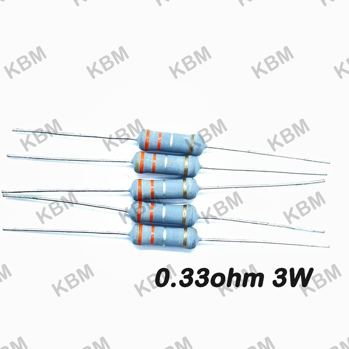 Resistor ตัวต้านทาน 0.33Ohm 2W 3W 5W 10W 0.4Ohm10W | Shopee Thailand