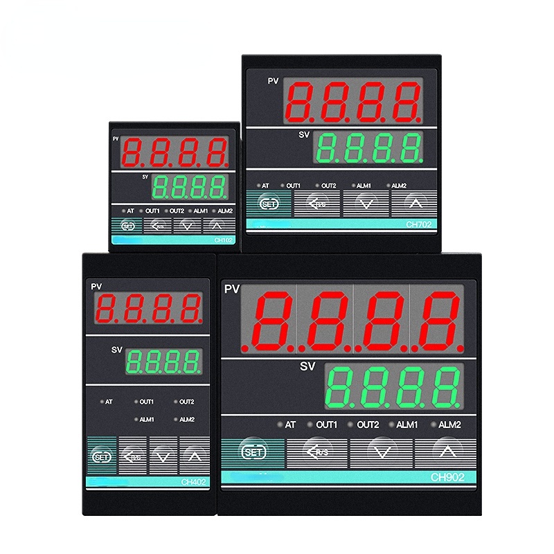 เทอร์โมสตัทดิจิทัล PID CH102 CH402 CH702 CH902 รีเลย์ SSR เอาท์พุทคู่ ...