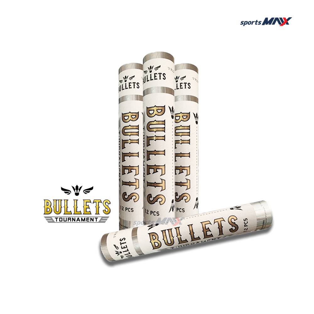 ลูกแบดมินตัน BULLETS TOURNAMENT NO. 1 (ของแท้ 100%) Speed 75 (ราคา/หลอด) | Shopee Thailand