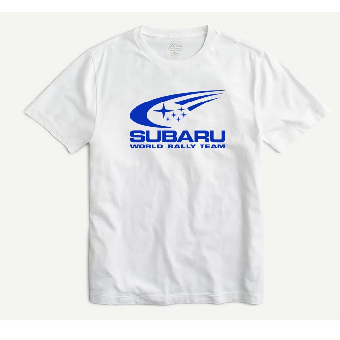 SUBARU IMPREZA WORLD RALLY T SHIRT เสื้อยืด คอกลม แรลลี่ ซูบารุ ผ้า ...
