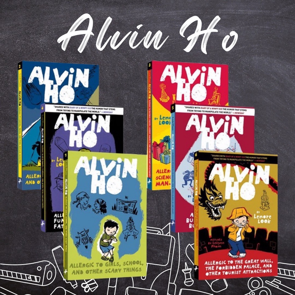 หนังสือชุด Alvin Ho ชุด 6 เล่ม chapter book หนังสือเด็กภาษาอังกฤษ ...
