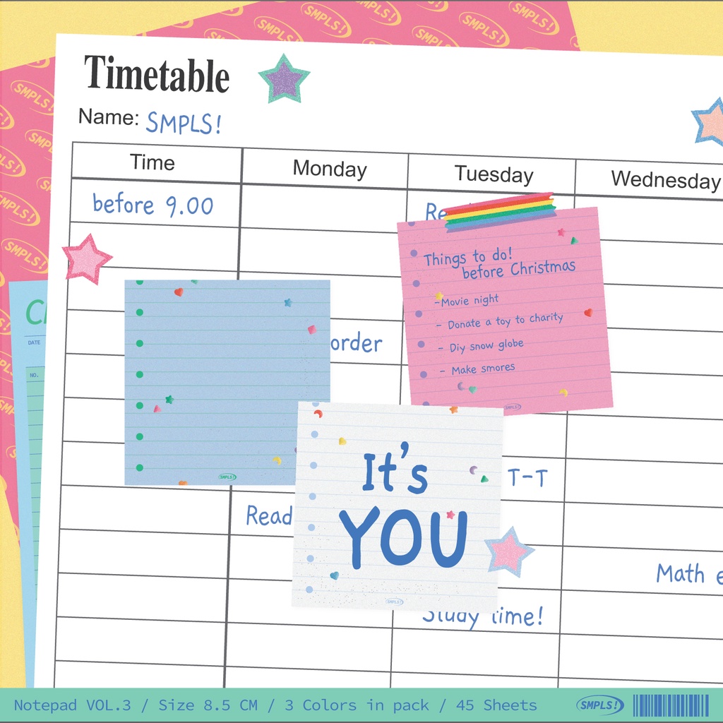 Notepad 03 (90's vibe) | Shopee Thailand