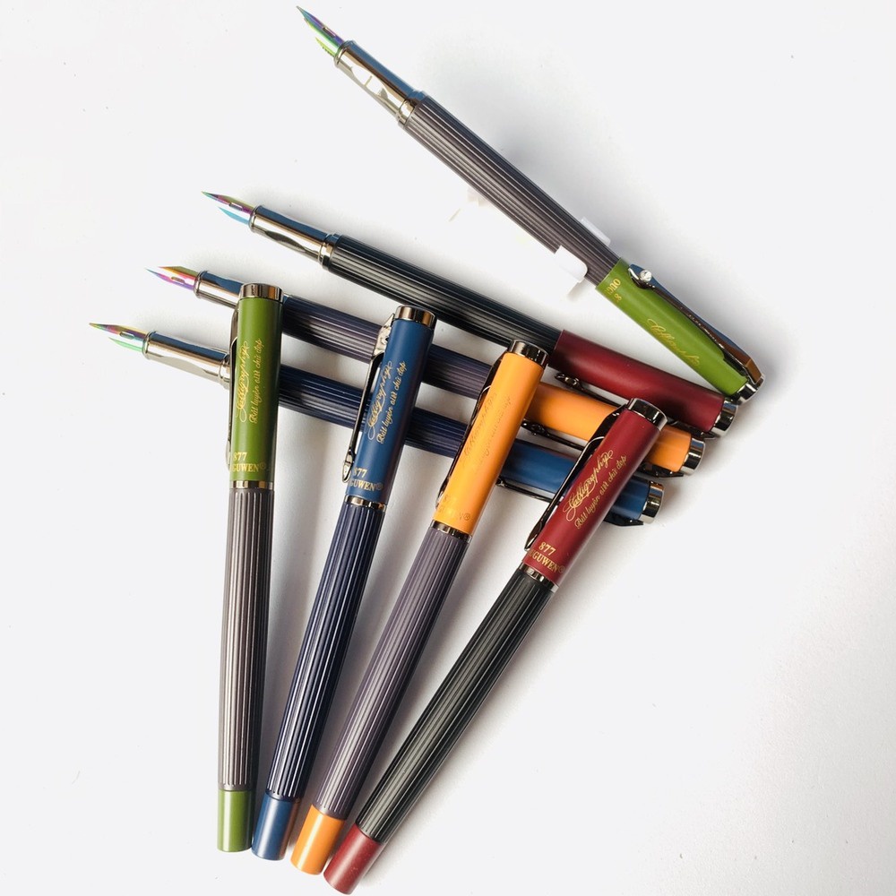 การประดิษฐ ์ ตัวอักษร 877 Fountain Pen Splits Bold Bars | Shopee Thailand