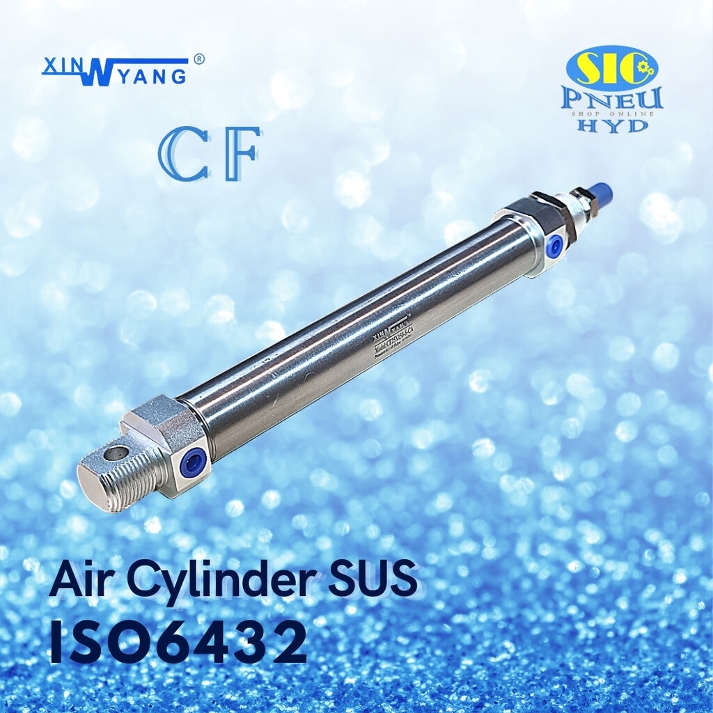 กระบอกลมแสตนเลส CF-25 : AIR CYLINDER SUS Bore 25 เทียบ SMC C85 Series ...