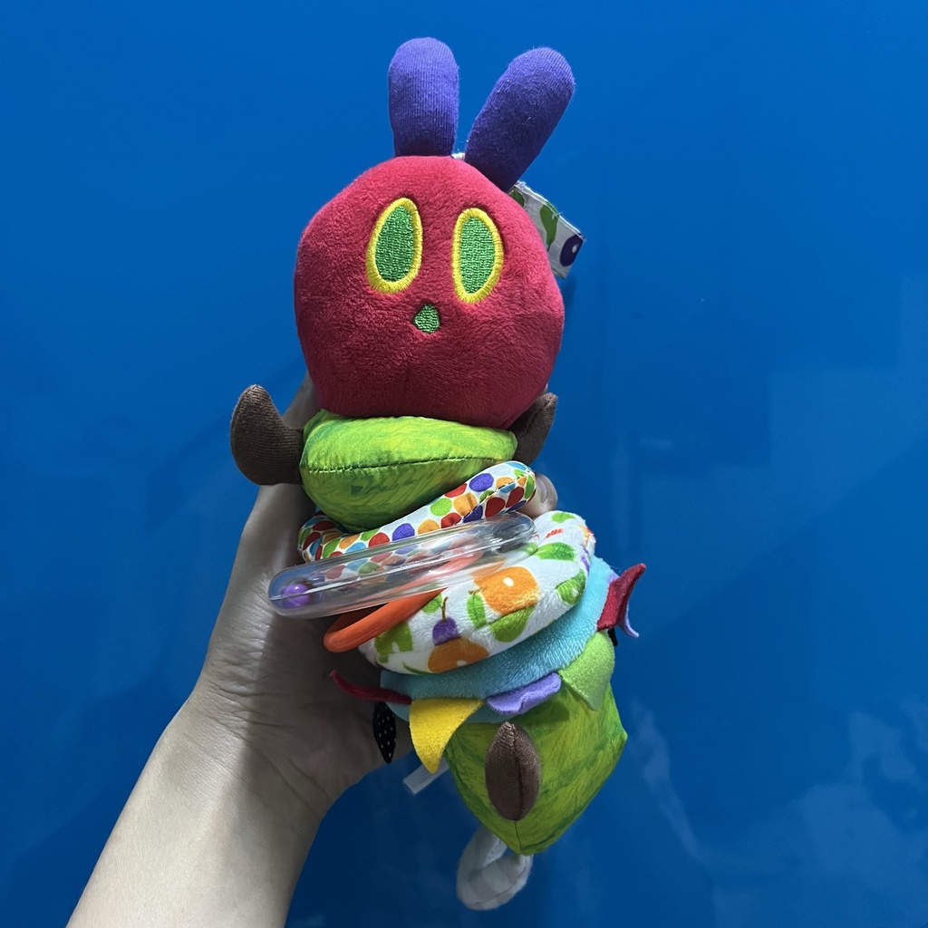 The World of Eric Carle Very Hungry Caterpillar Plush Pull Rattle ...