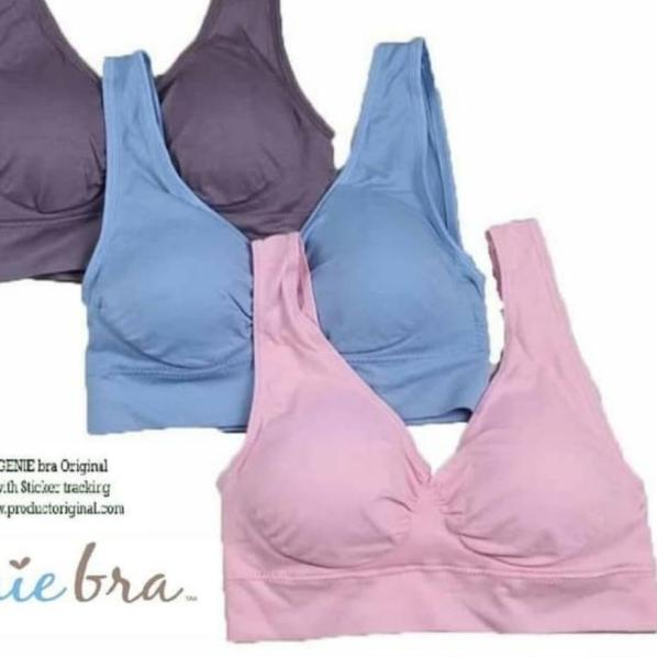 (PASTEL) Genie BRA PASTEL/ MADE IN JAPAN (1 กล่อง CONTAINS 3 SET/PCS ...