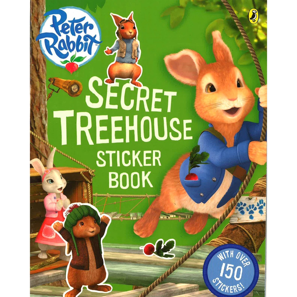 Peter Rabbit Secret Tree House Sticker Book หนังสือเด็ก กิจกรรม ...