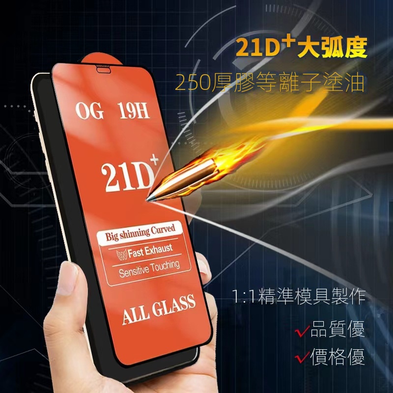 21d ใช้กับฟิล์มโทรศัพท์มือถือ iPhone16 plus 12 รุ่นเต็ม iPhone i7/8Plus ...