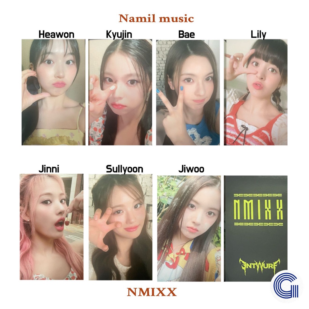 【Namil Music POB】NMIXX - 2nd Single [ENTWURF]「โฟโต้การ์ด」 | Shopee Thailand