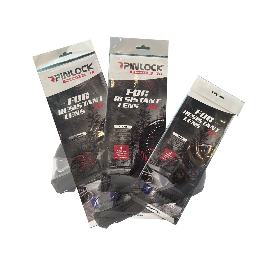 PINLOCK SHARK (แผ่นกันฝ้าสำหรับหมวกกันน็อค) | Shopee Thailand