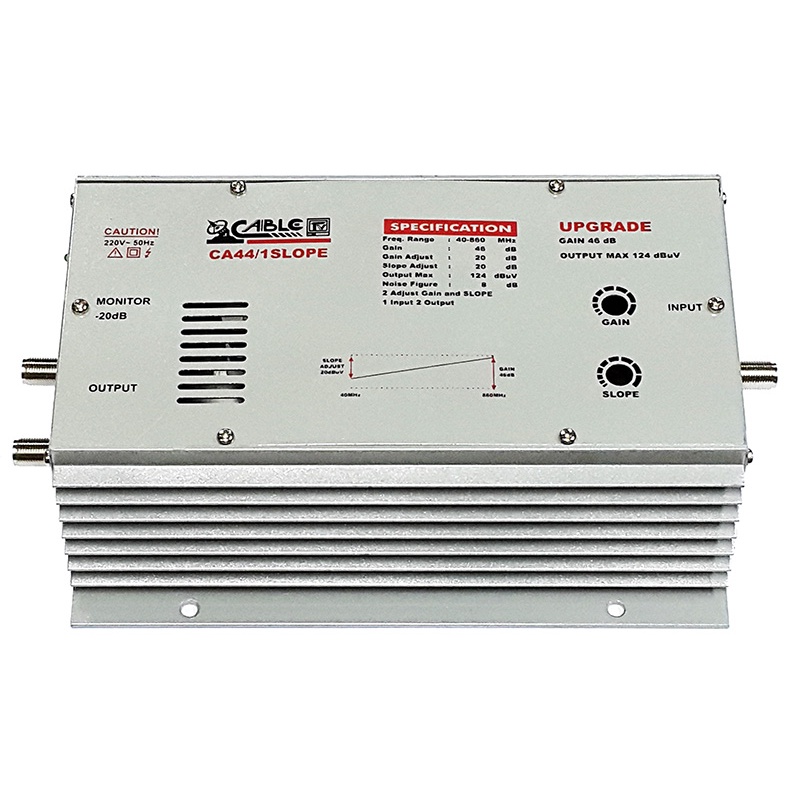 Booster ขยายสัญญาณRFระบบเคเบิ้ลทีวี(CATV, MATV) CABLE CA44/1SLOPE ...