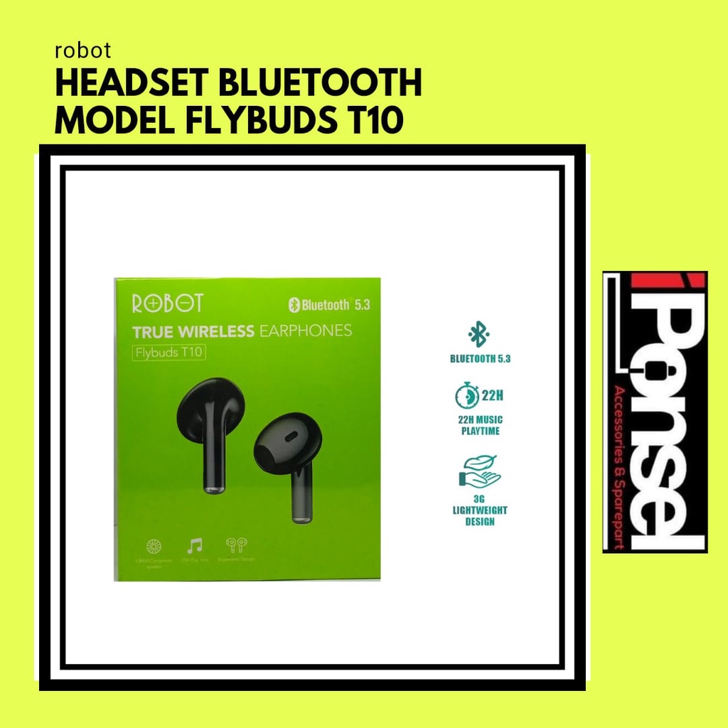 ชุดหูฟังบลูทูธ TWS ROBOT FLYBUDS MODEL T10 | Shopee Thailand