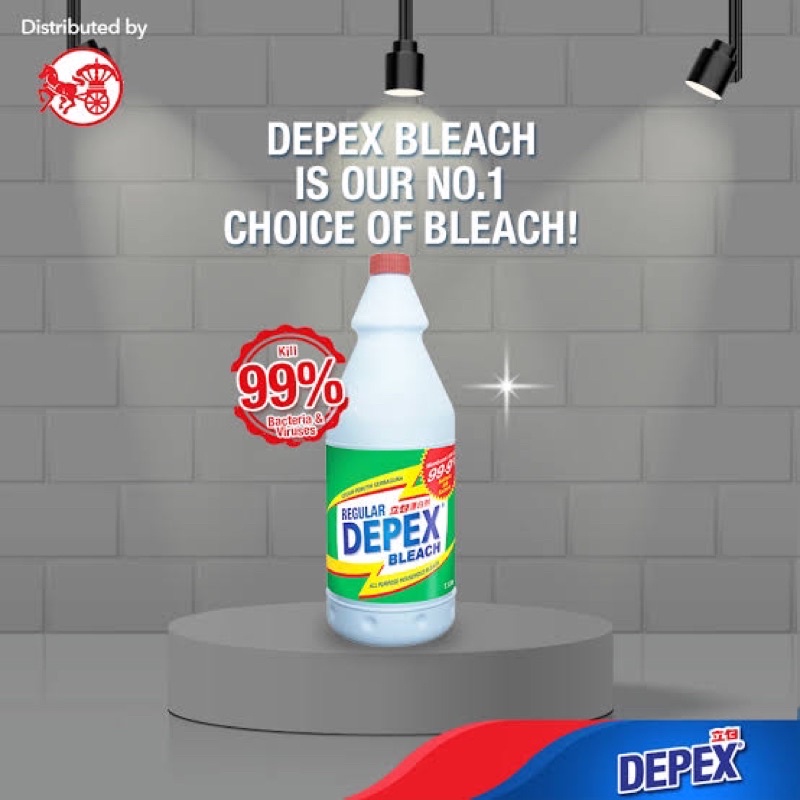 ไฮเตอร์มาเลย์Depex Bleach 1ลัง 24ขวด 350 บาทขนาด 500ml น้ำยาขจัดคราบฝังแน่น | Shopee Thailand