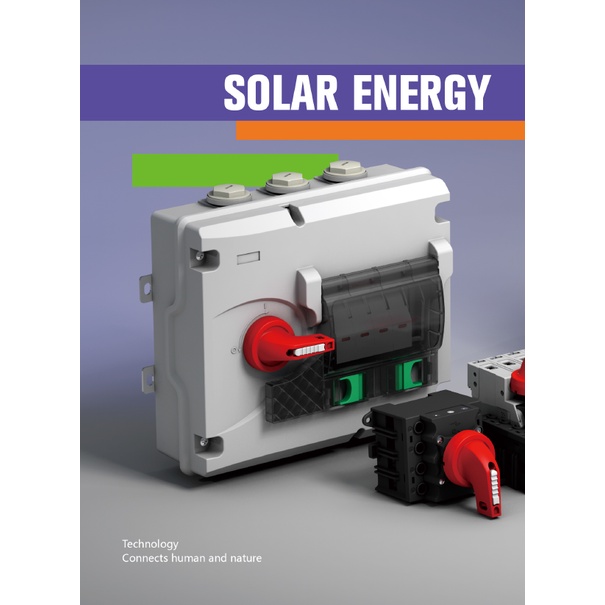 Suntree ชุดDC isolate switch ติดตั้งในกล่องกันน้ำพร้อมกันฟ้า (Suntree ...