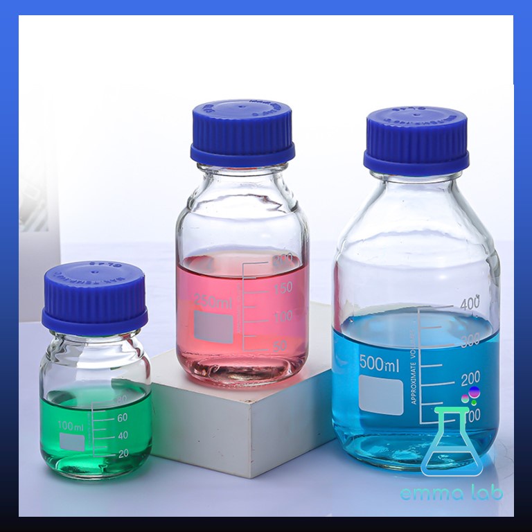 ขวดแก้ว ขวดสารเคมี แบบฝาเกลียว ขนาด 250, 500,1000,2000ml, Duran Bottle ...