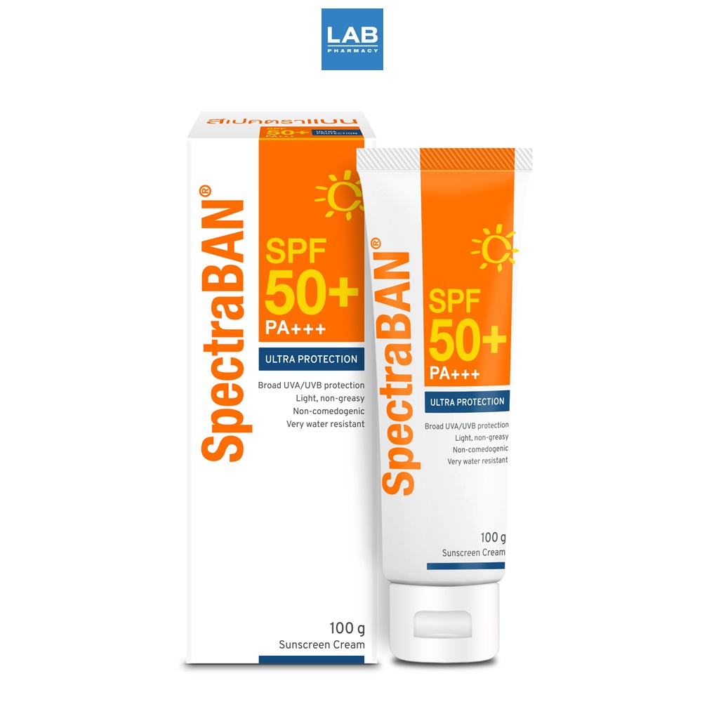 SpectraBAN Sunblock SPF 50+ Ultra Protection 100 g. - สเปคตราแบน เอสพี ...