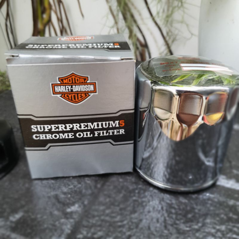 กรองน้ำมันเครื่องรถHarley Milwaukee-Eight oil filter M8 Super Premium5 ...