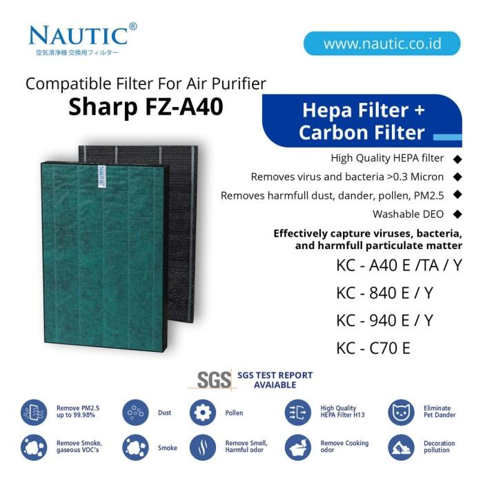 เครื่องฟอกอากาศ Sharp KC-A40Y-w KC-A40 KC-840E KC-940E KC-C70E | Shopee Thailand