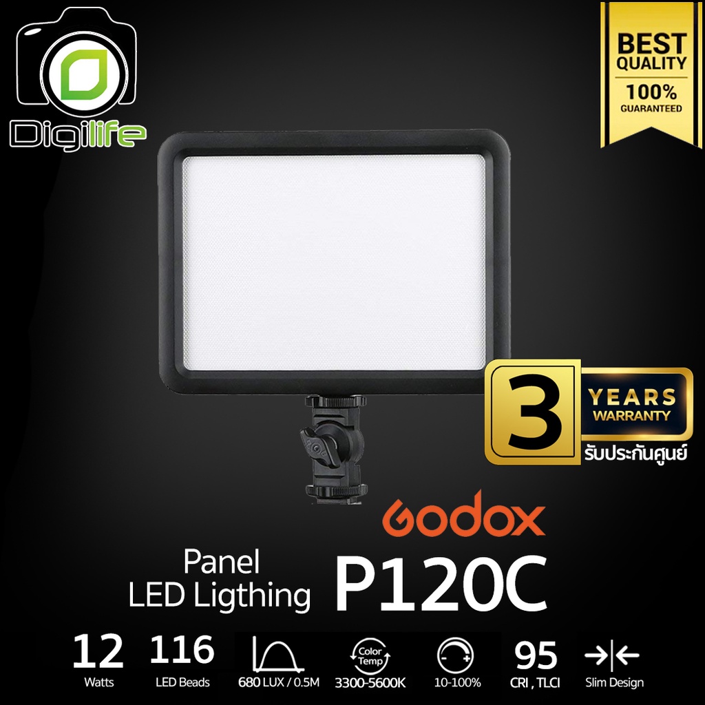 Godox LED P120C 12W 3300-5600K - รับประกันศูนย์ Godox Thailand 3ปี ...