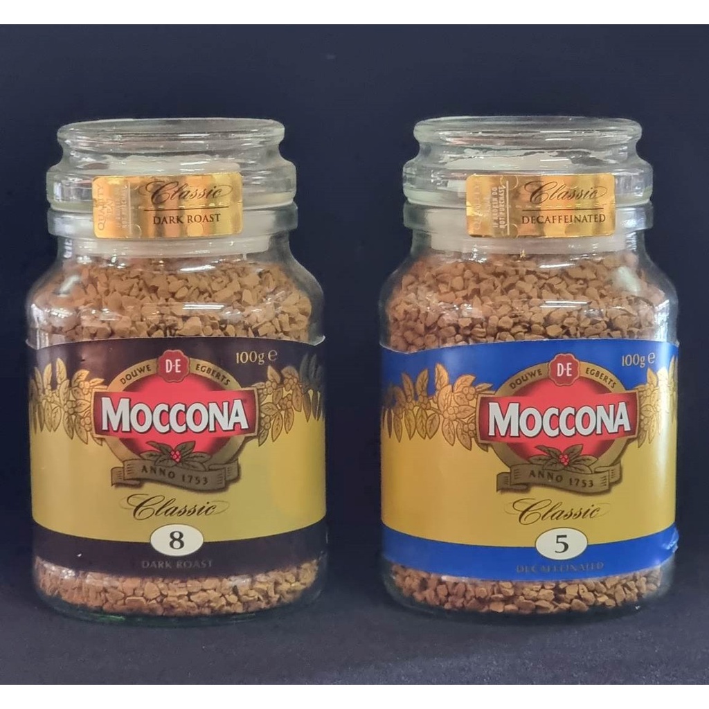 ควรบริโภคก่อน 08/07/2024 classic Moccona เบอร์ 8 Dark Roast และ เบอร์ 5 ...