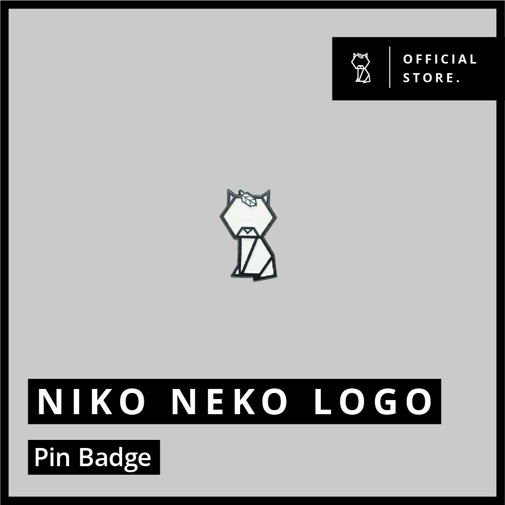 OFFICIAL PIN VER. 1 / NIKO NEKO LOGO | เข็มกลัดสุดน่ารักจาก Niko Neko ...