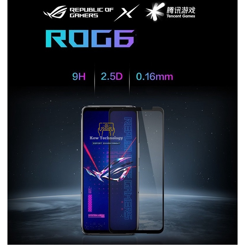 Asus ROG Phone 6 6 Pro 6D 6D Ultimate กระจกเทมเปอร์ปกป้องหน้าจอ | Shopee Thailand