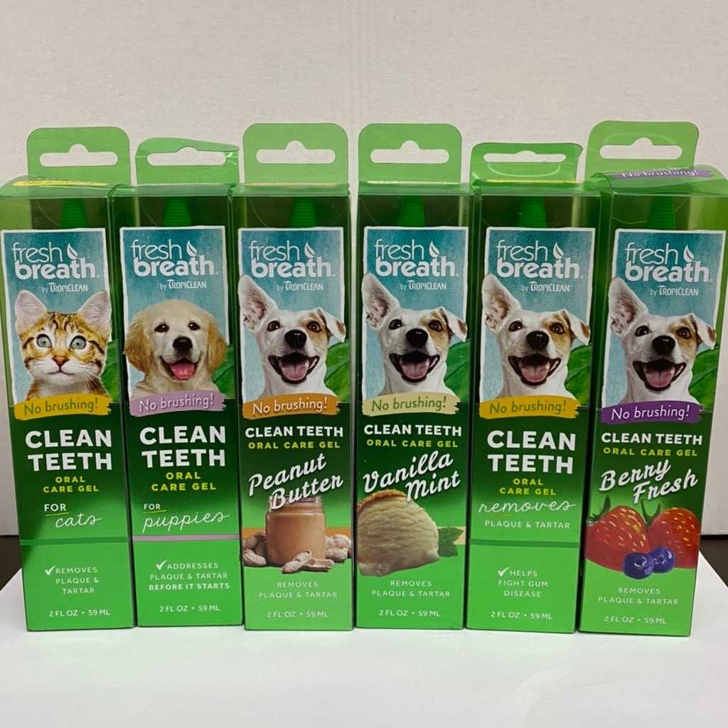 Tropiclean Fresh Breath Clean Teeeth Gel ขนาด 59 ml. ผลิตภัณฑ์ดูแล ...