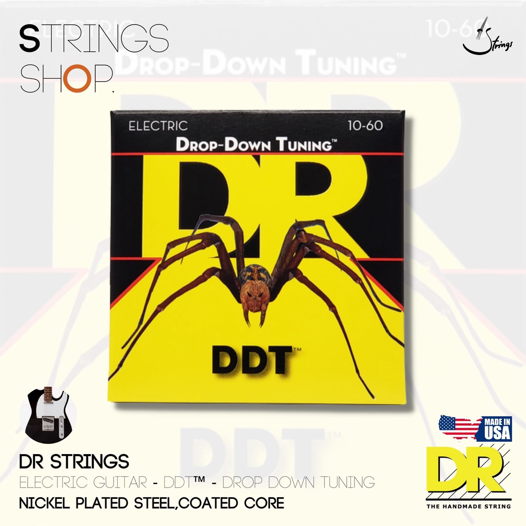 DR Strings สายกีตาร์ไฟฟ้า Drop Down Tuning Electric Guitar Strings ...