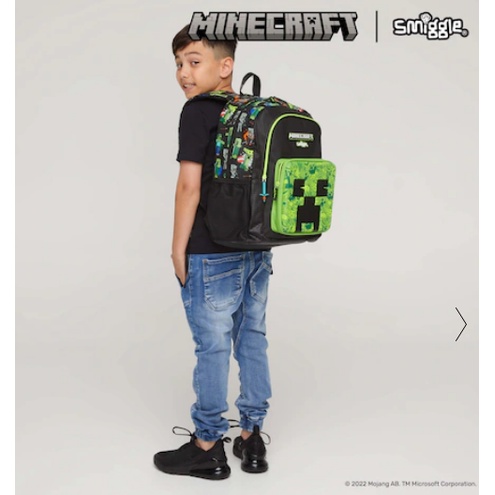 Australia Smigle MINECRAFT กระเป๋าเป้คลาสสิกสําหรับเด็กประถม | Shopee ...
