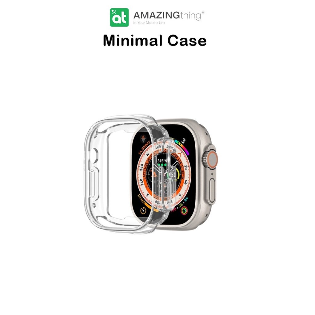 Amazingthing Minimal Case Clear เคสใสกันกระแทกเกรดพรีเมี่ยม เคสสำหรับ Watch 49mm. Ultra (ของแท้ ...
