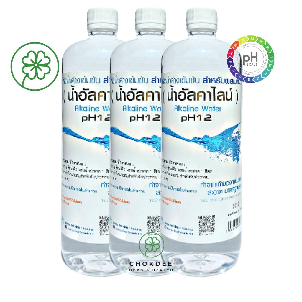 น้ำอัลคาไลน์ น้ำด่าง หัวน้ำด่าง [สวนปานะ] Alkaline Water PH12 1000มล | Shopee Thailand