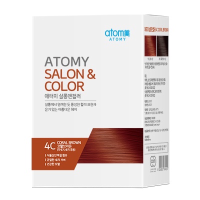 Atomy Salon & Color Coral Brown 4C อะโทมี่ ซาลอน แอนด์ คัลเลอร์ สี ...