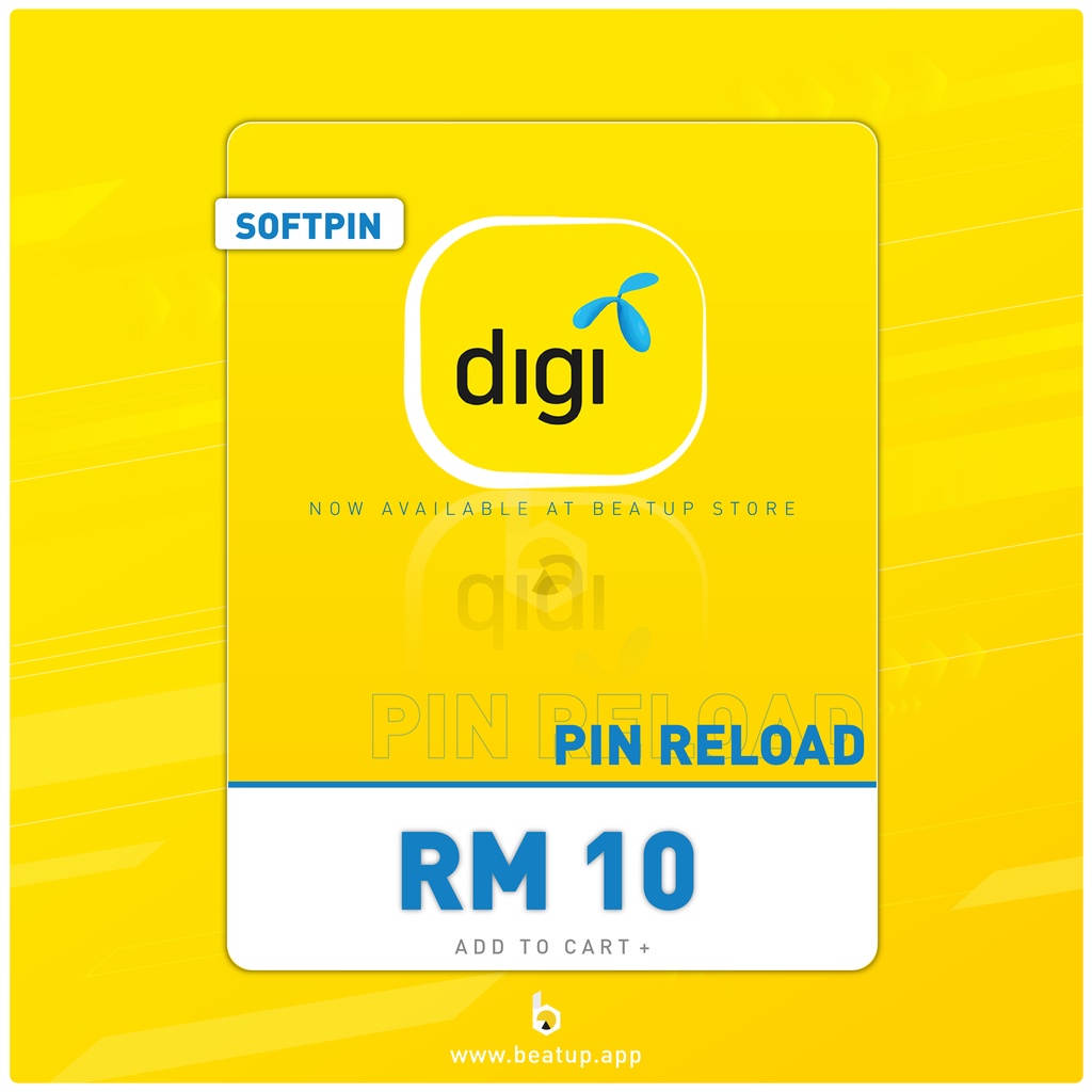 มาเลเซีย Digi Pin Top Up RM5 / RM10 | Shopee Thailand