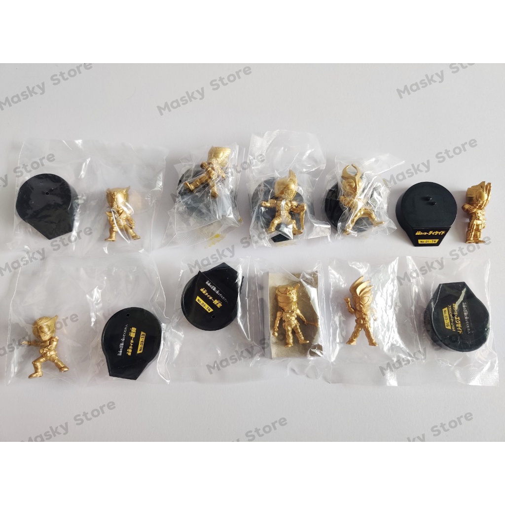 (ของแท้) พร้อมส่ง Bandai Kamen Rider Gold Figure 03 04 Masked rider มาส ...