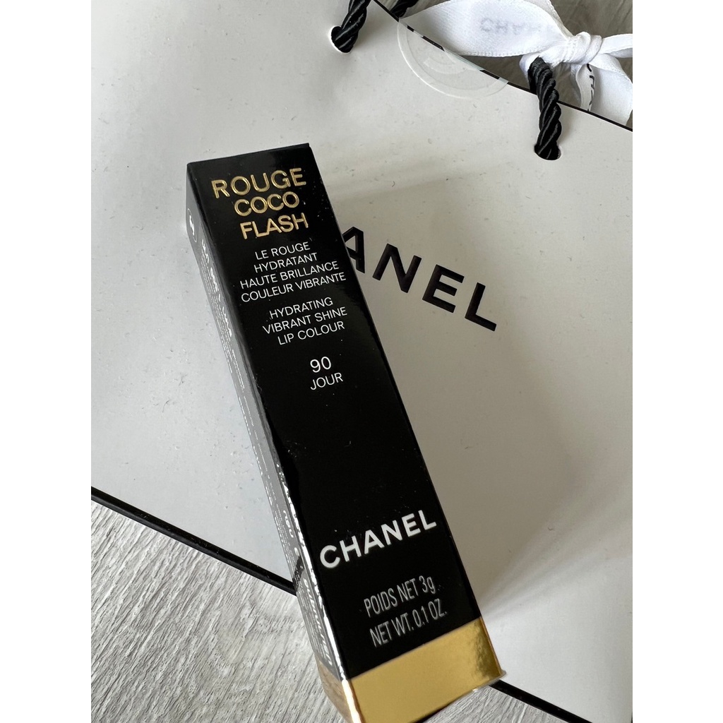 ของแท้ซื้อเคาน์เตอร์ห้าง ลิปสติก CHANEL ROUGE COCO FLASH 90 JOUR สีสวย ...