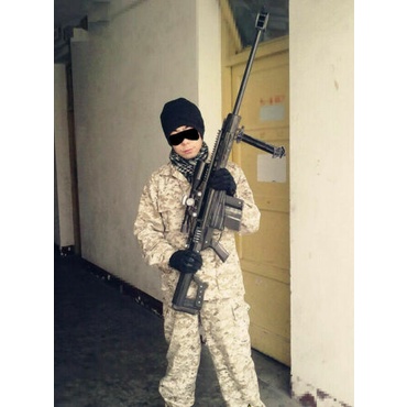 1:1 Scale Lifesize Barrett M82A1 Sniper Rifle Gun DIY Paper Model Kit ...