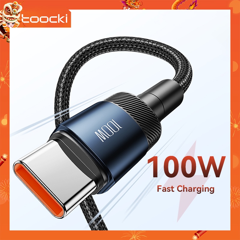 Toocki 100W สายชาร์จเร็ว USB C to Type C Fast Quick Charge อุปกรณ์ชาร์จ ...